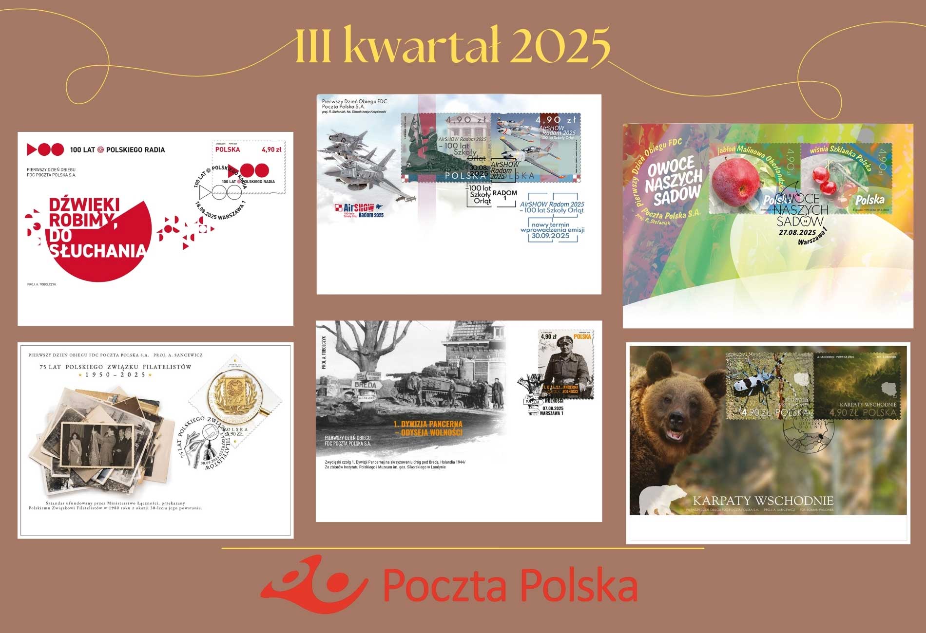FDC Umschläge – 3. Quartal 2025 | Polnische Post