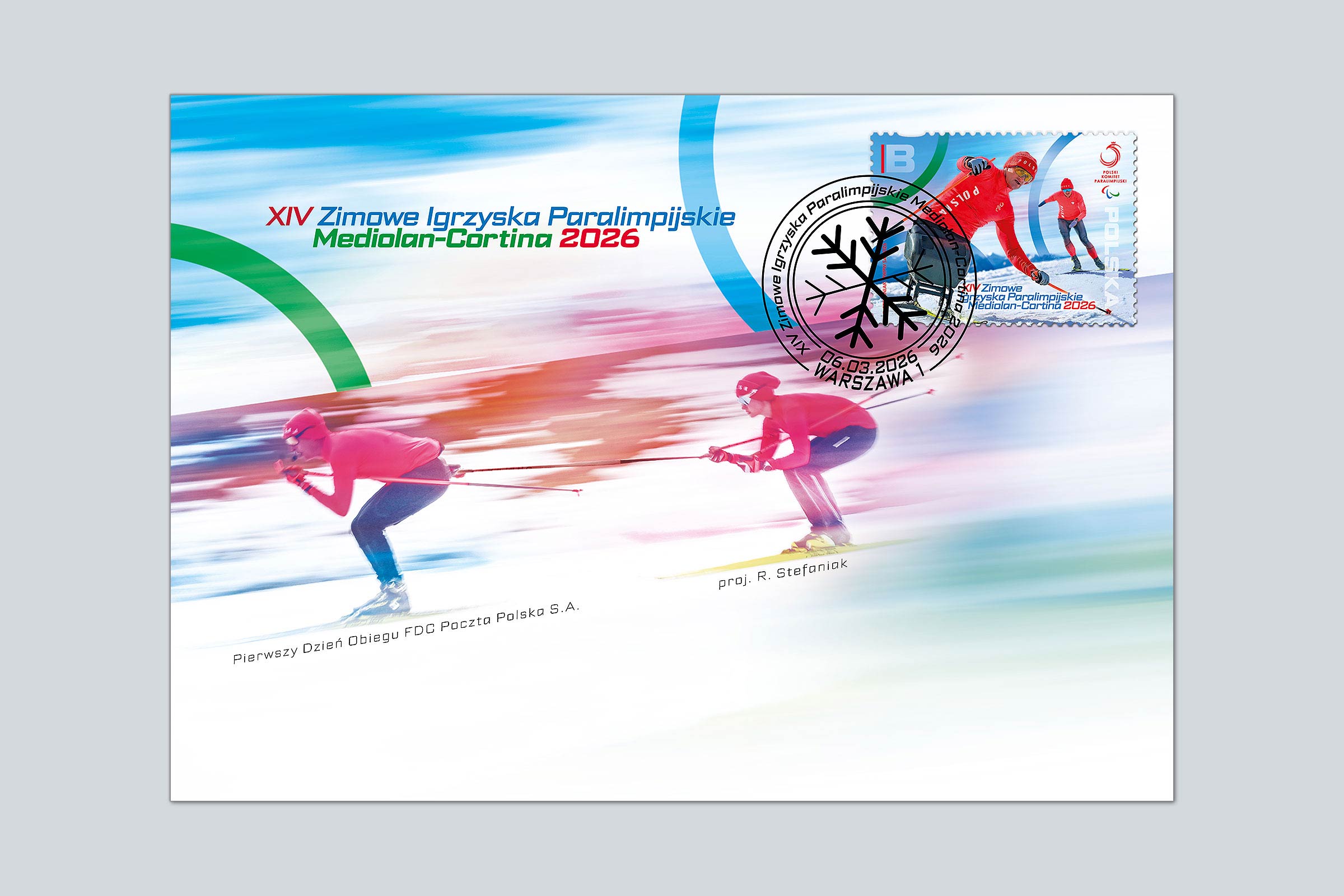 XIV Paralympic Winter Games Milan–Cortina 2026 - 9‑stamp sheet
