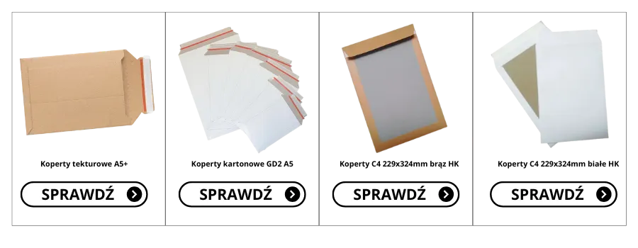 Koperty tekturowe A5 – wymiary, rodzaje i zastosowanie