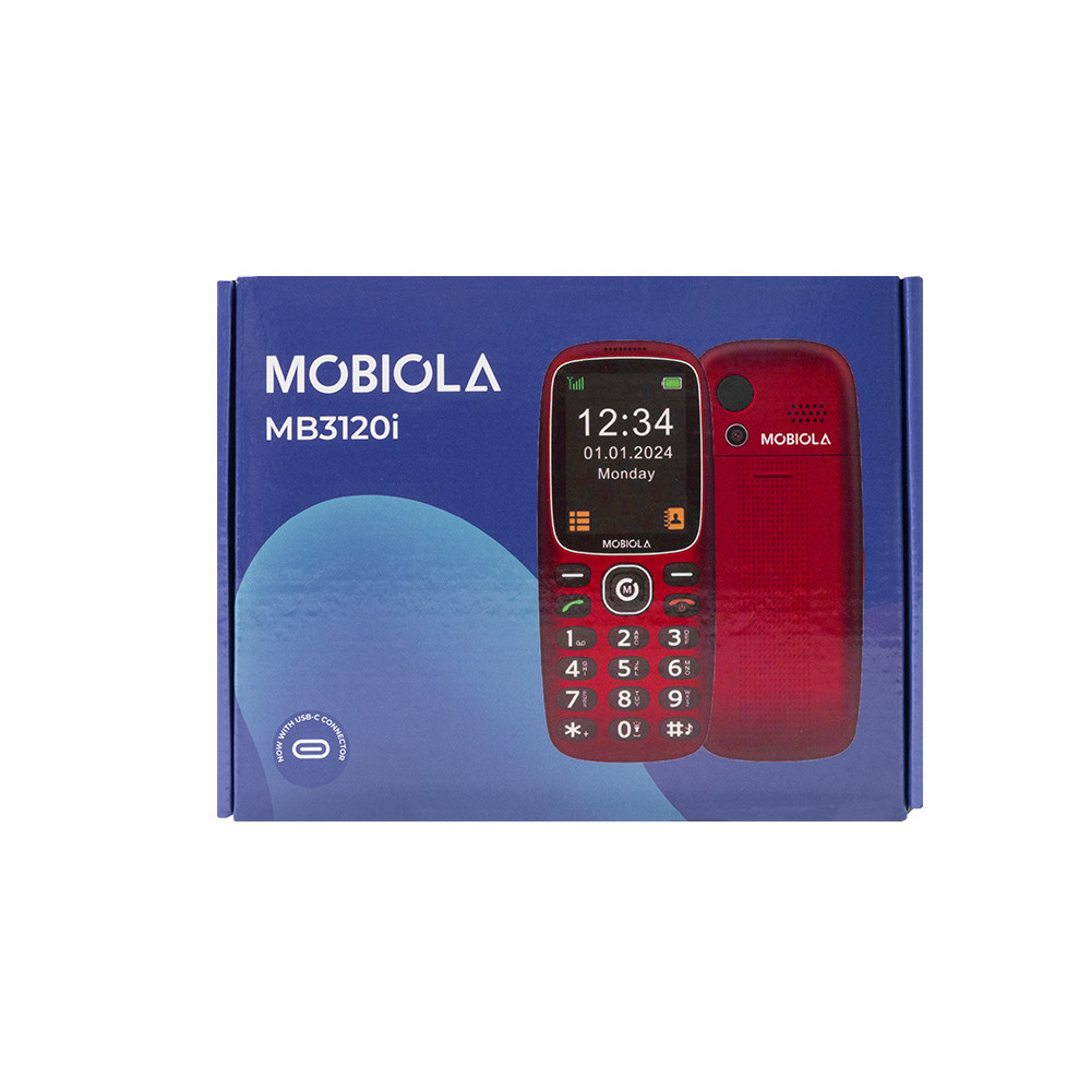 Telefon Mobiola MB3120i czerwony | T205-001-0181013