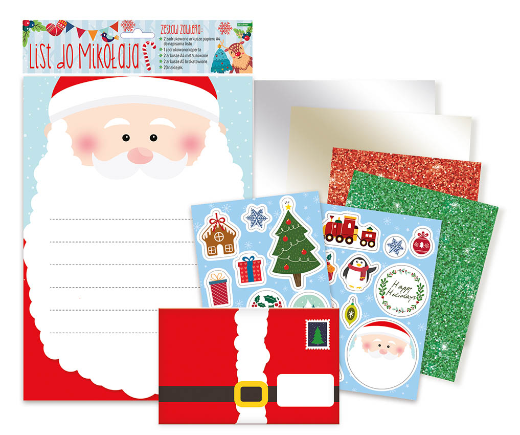 Papeteria List do Świętego Mikołaja MIKOŁAJ | T101-006-0174130