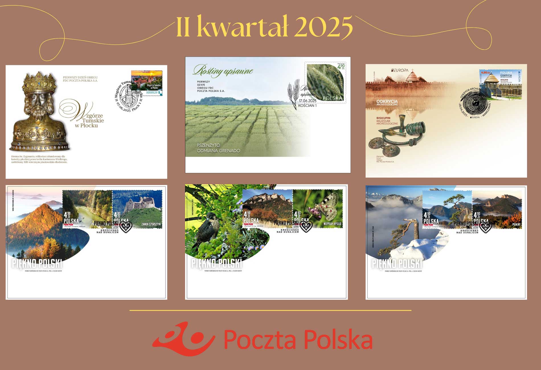 FDC Cover Set – Q2 2025 | Polish Post