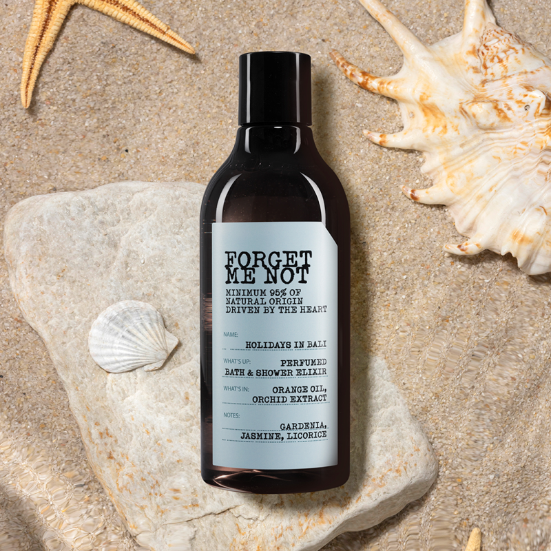 Forget me not HOLIDAYS IN BALI perfumed bath & shower elixir, 400 ml ...
