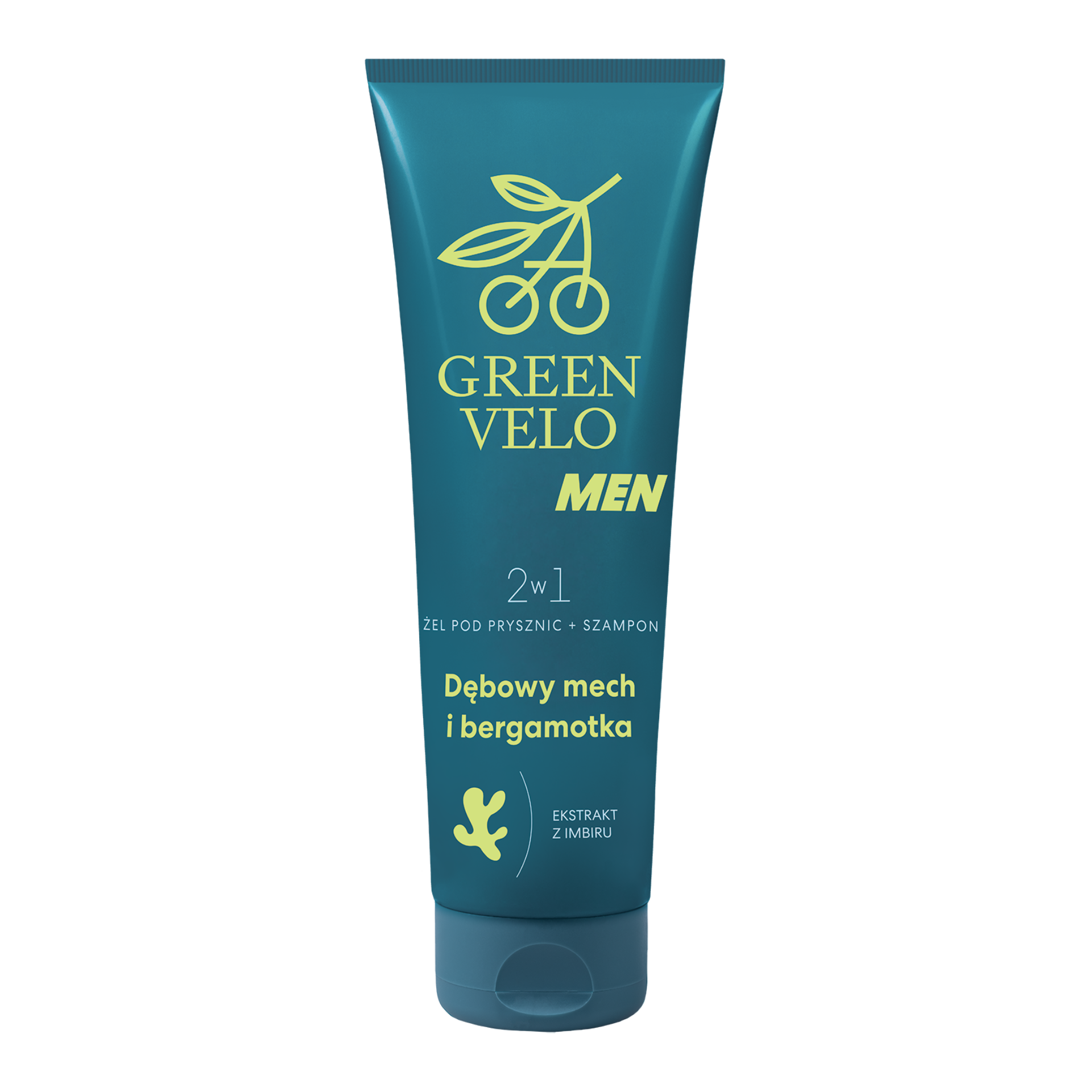 GREEN VELO men żel pod prysznic + szampon 2w1 dębowy mech i bergamotka ...